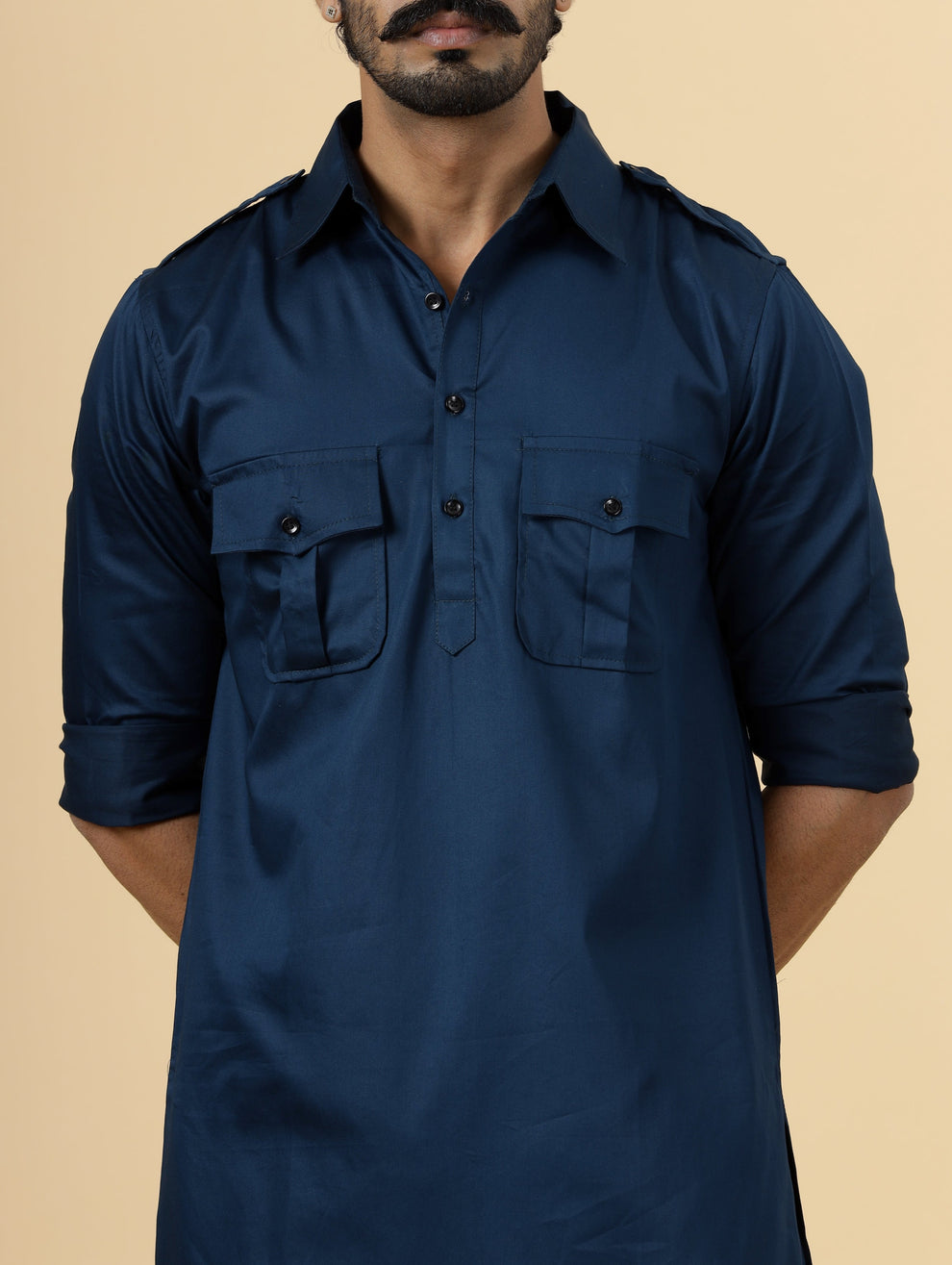 Classy Teal Pathani Kurta-Salwar Set – Rajanyas