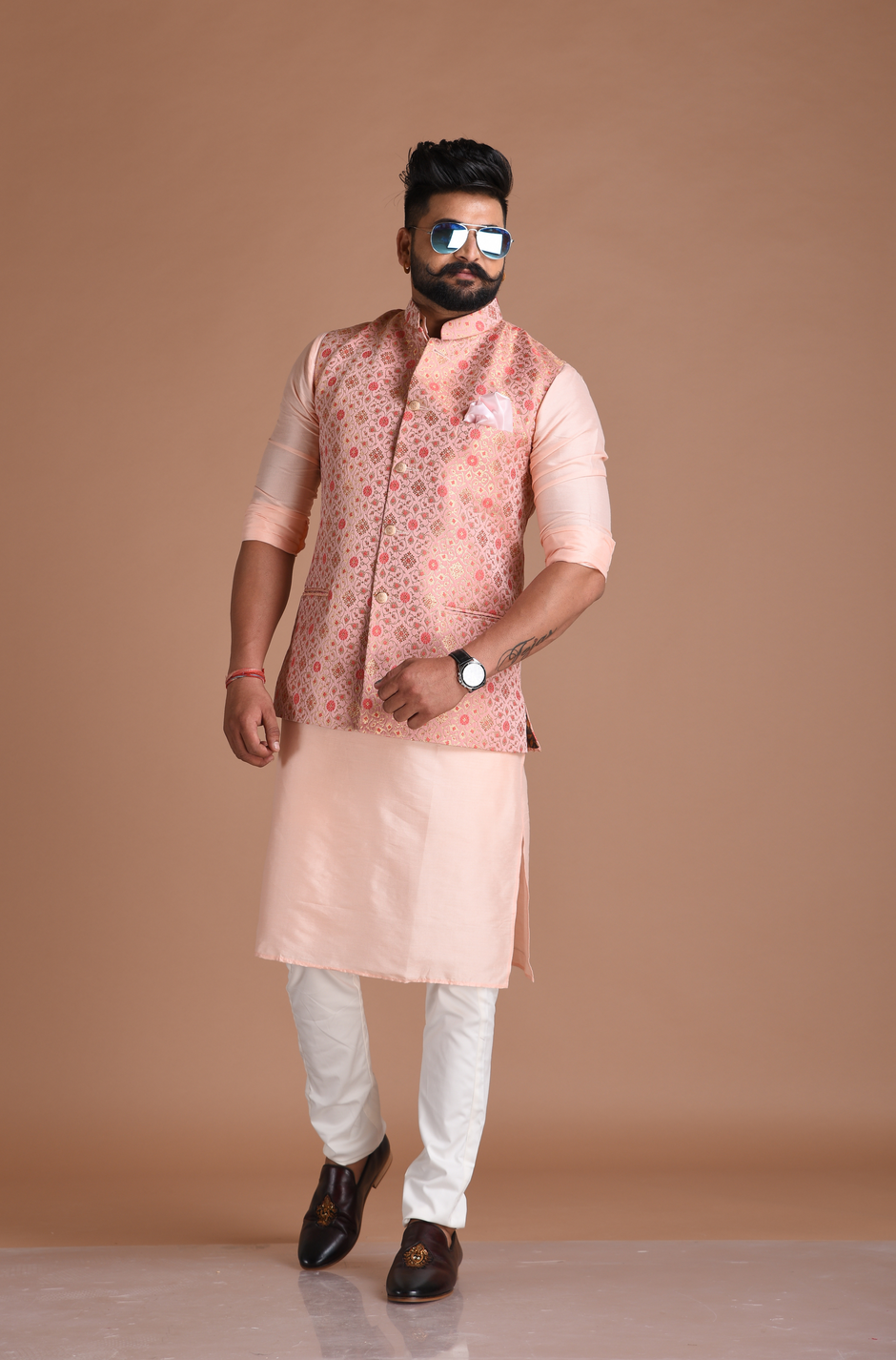 Half Jodhpuri Jacket-Kurta sets – Rajanyas
